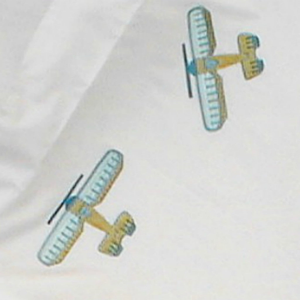 HAMBURG HOUSE - Airplane Sheet Collection - Lynnens, Fine Linens